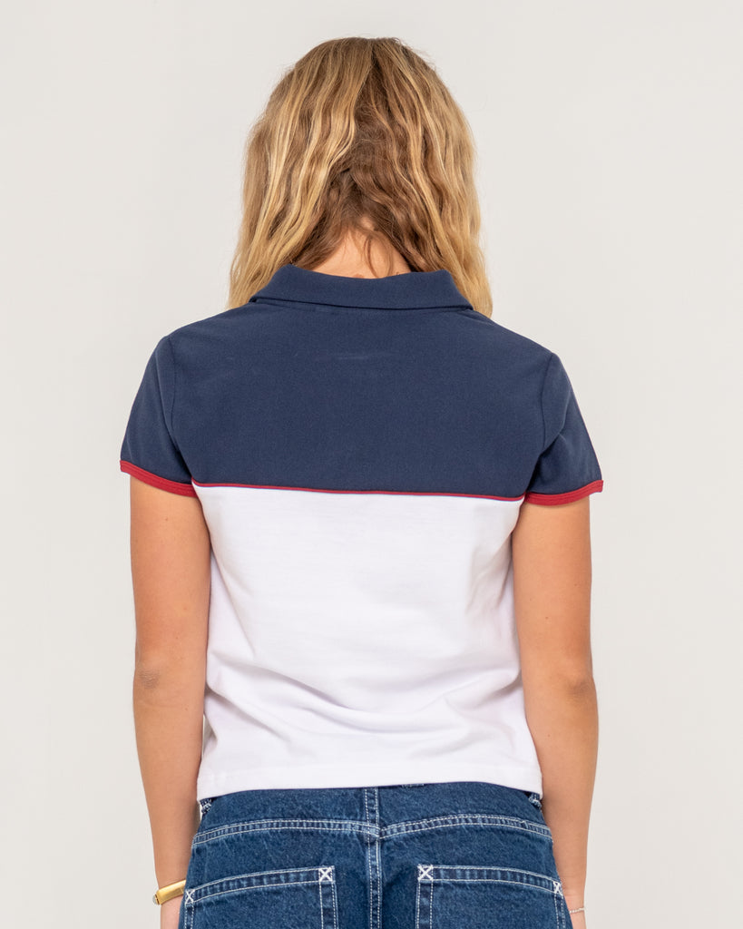 Insert Dad Joke Baby Polo Tee | Rusty USA