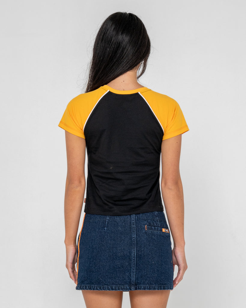 Archived Raglan Baby Tee | Rusty USA