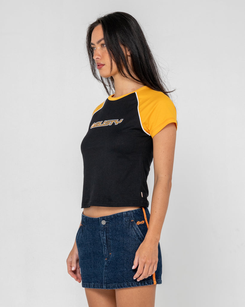 Archived Raglan Baby Tee | Rusty USA